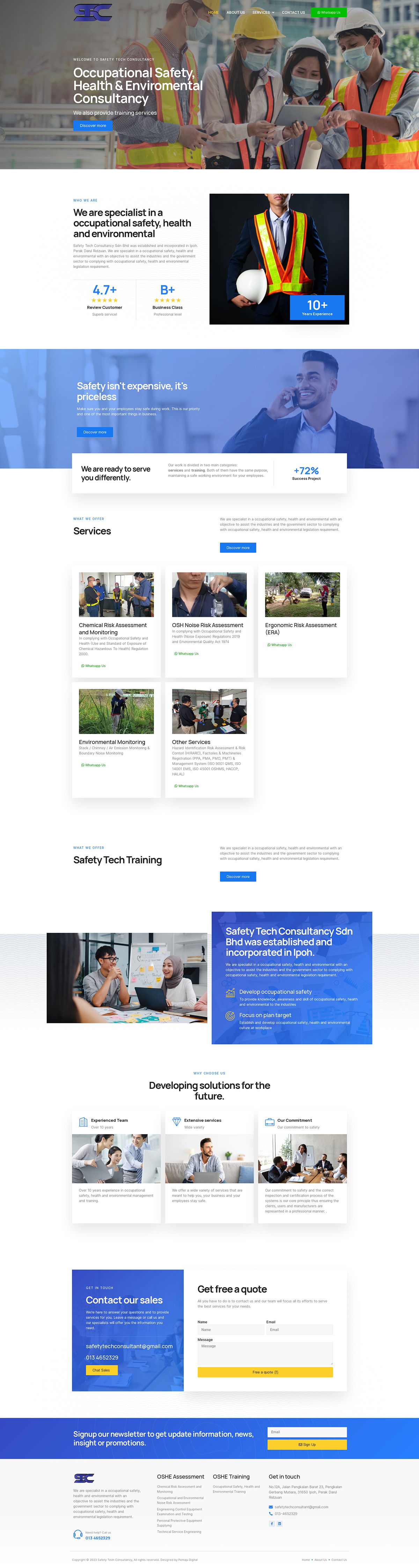 Safety Tech Consultancy - Pakar Website